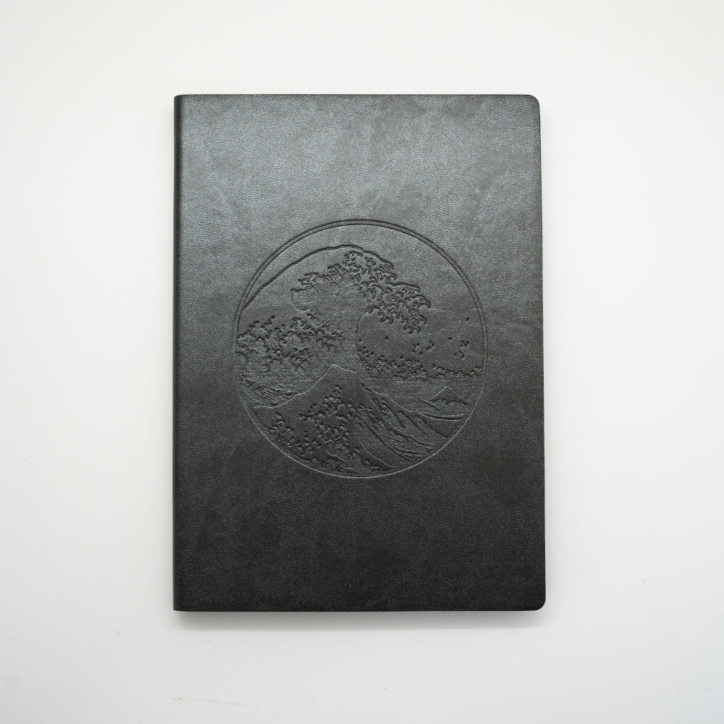 *Clearance* MEMMO Debossed Journal - Pebble (Dark Grey) — Pulp Addiction