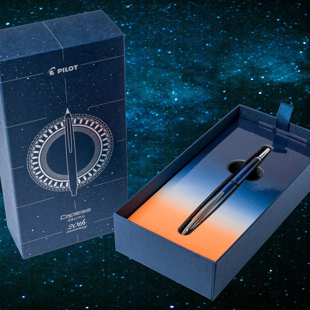 Pilot Capless Decimo Fountain Pen - 20th Anniversary Limited Edition ...