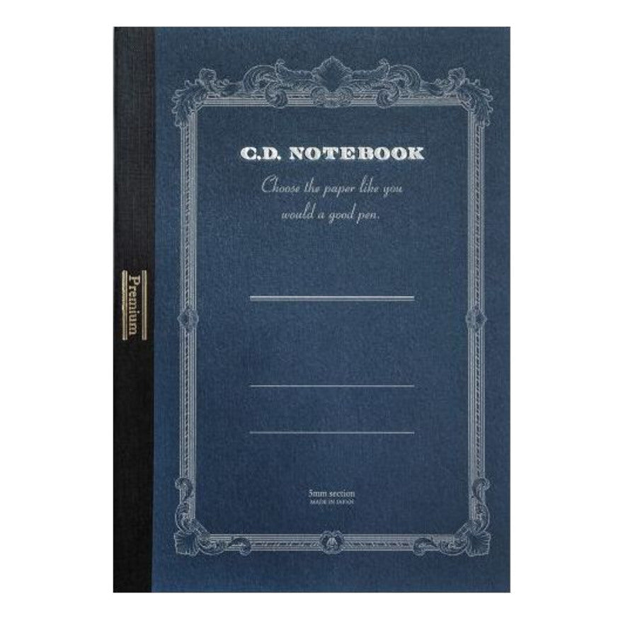 Apica Premium A5 Blue Lined Notebook, 192 Pages — Pulp Addiction