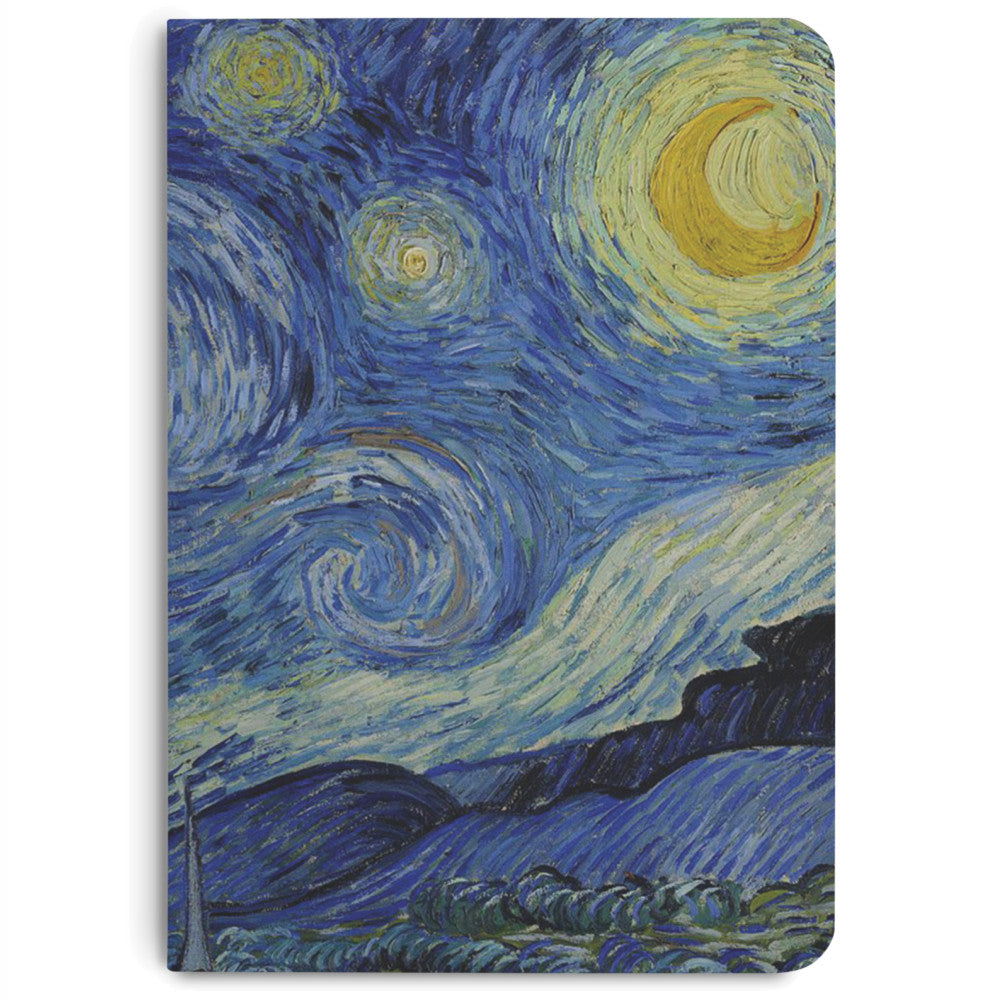 *Clearance* MEMMO A5 Notebook - The Starry Night, Blank — Pulp Addiction