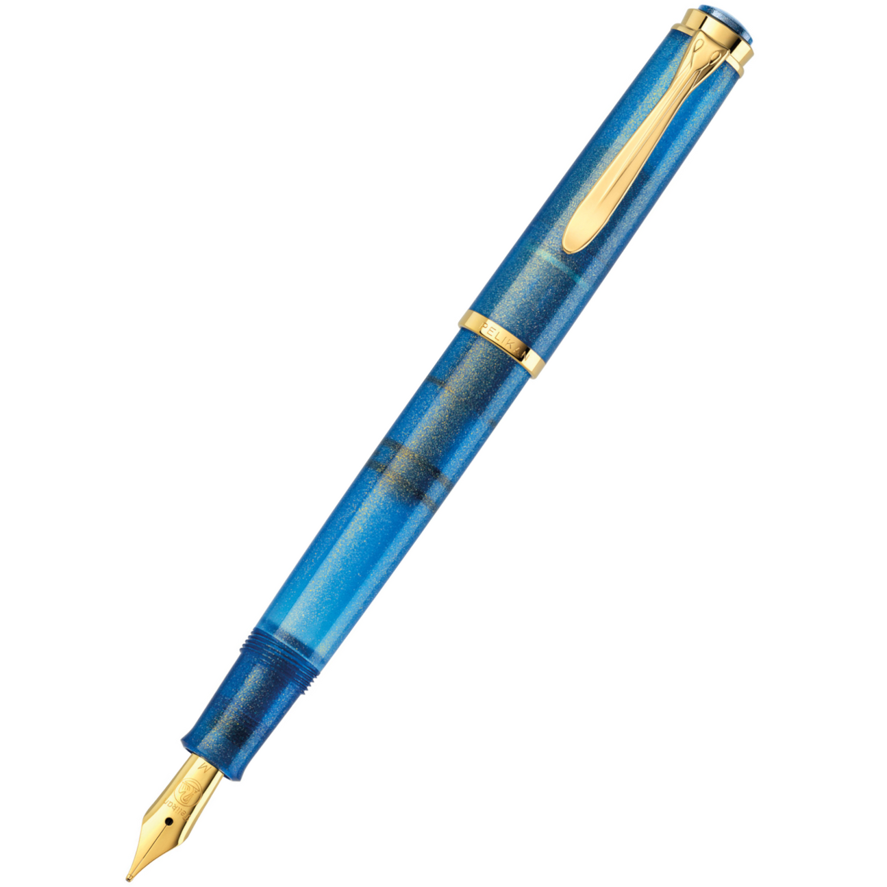 Pelikan M200 Special Edition Fountain Pen - Golden Lapis — Pulp Addiction