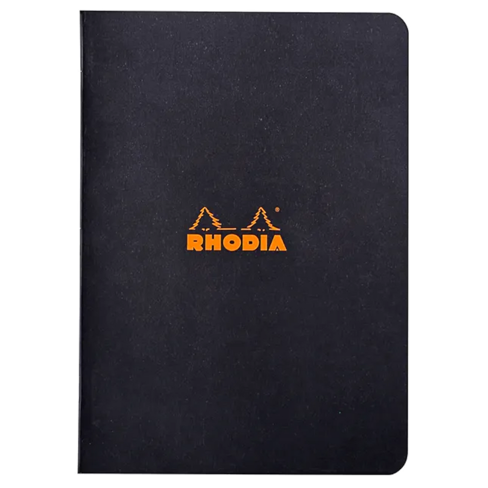 Rhodia Notebook A5 - Black, Squared — Pulp Addiction