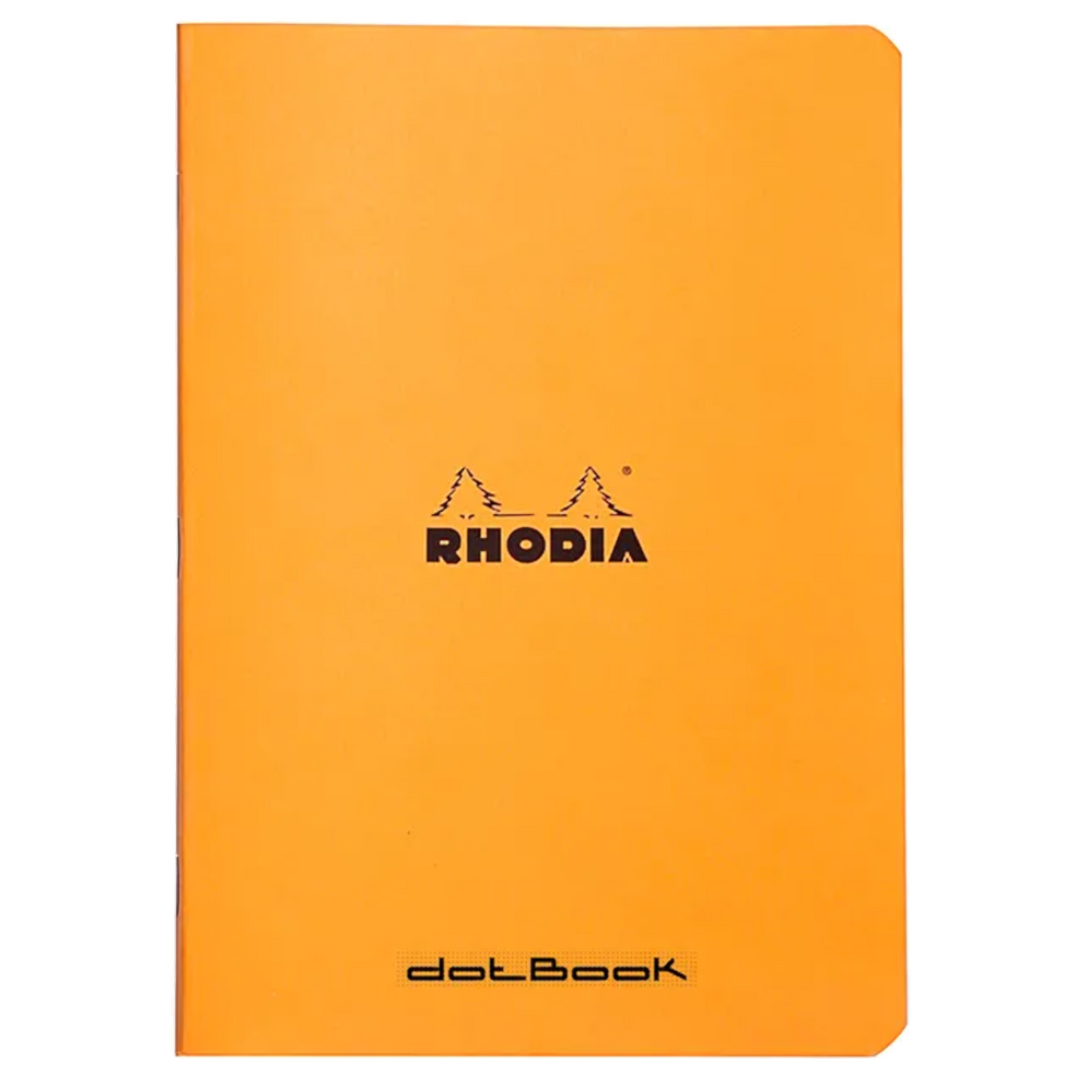 Rhodia Notebook A5 - Orange, Dotted — Pulp Addiction