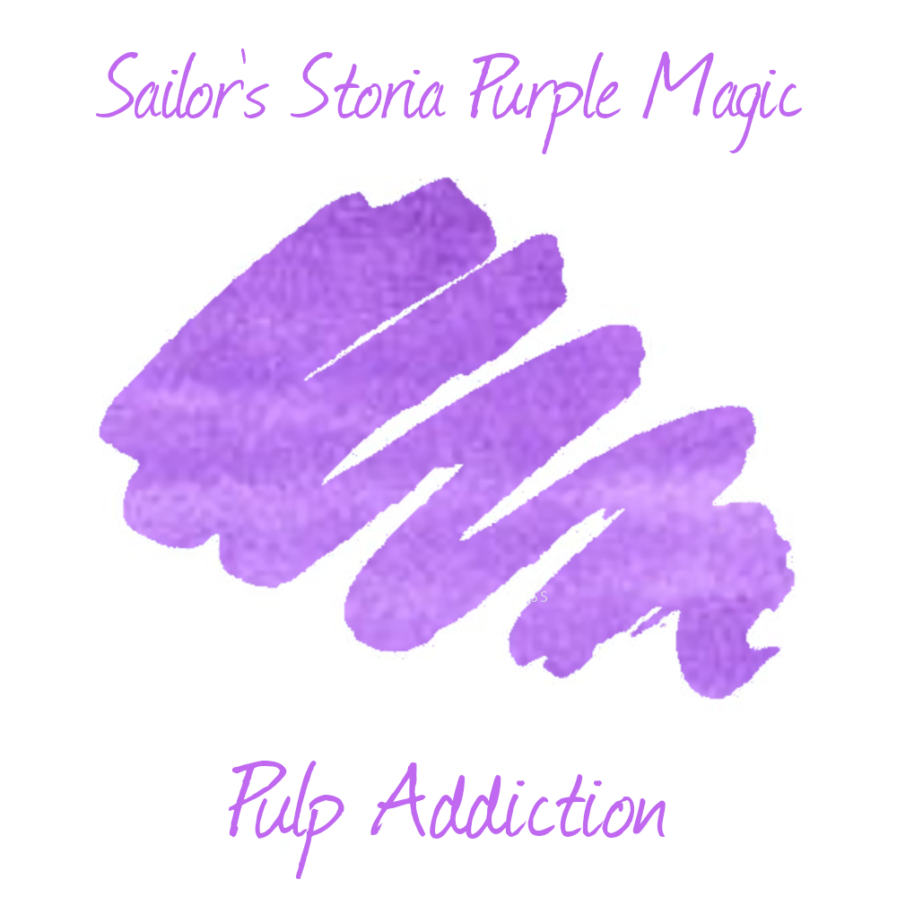 Sailor Storia Ink - Purple Magic 2ml Sample — Pulp Addiction