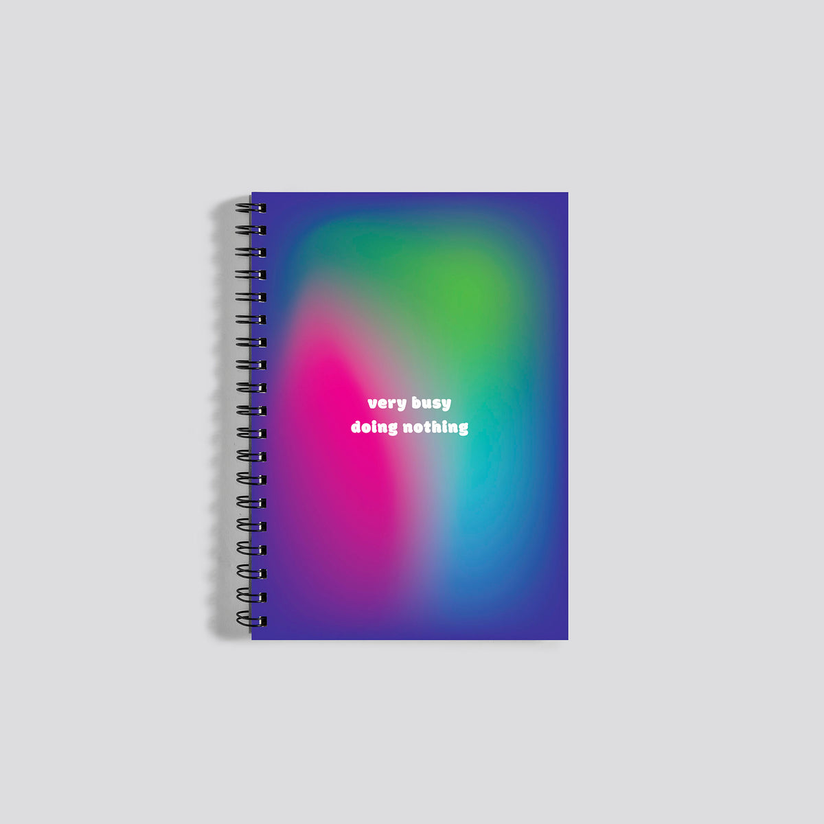 Tiger Notes Blurred Series B5 Wiro Notebook - Very Busy Doing Nothing ...