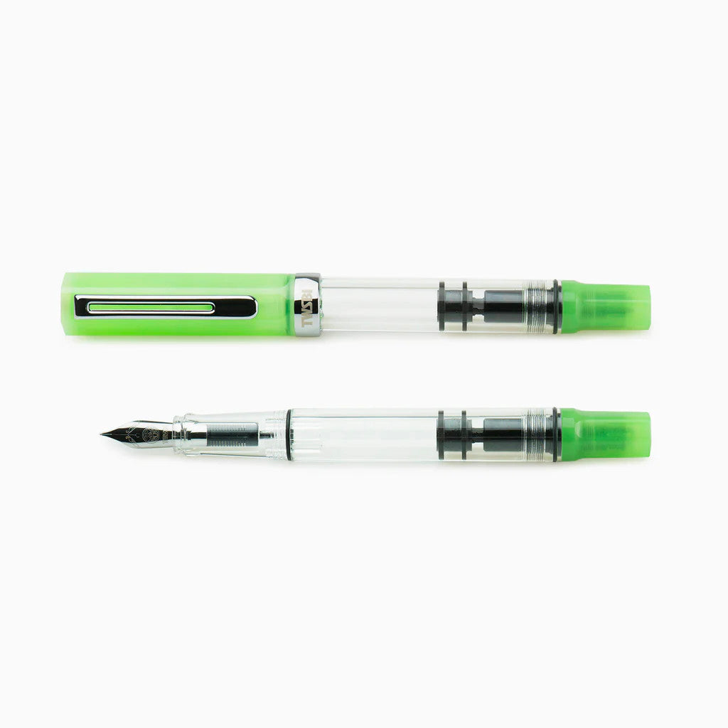 TWSBI Eco Fountain Pen - Glow Green - Stub 1.1 — Pulp Addiction