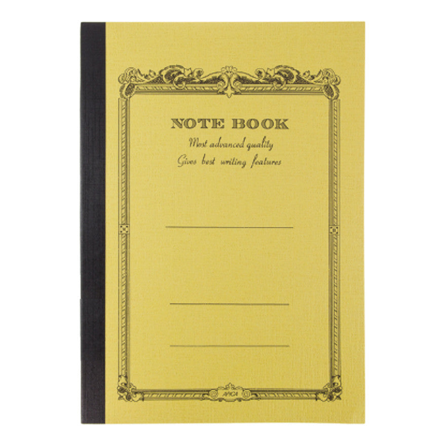 Apica B7 Mustard Yellow Lined Notebook — Pulp Addiction