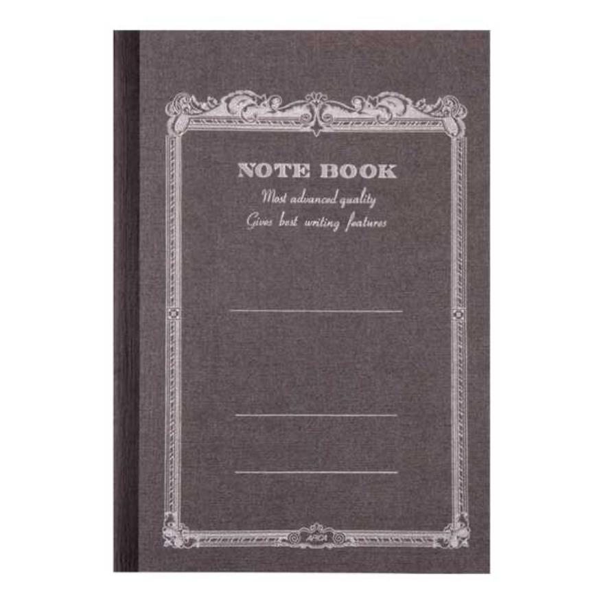 Apica B5 Black Lined Notebook — Pulp Addiction