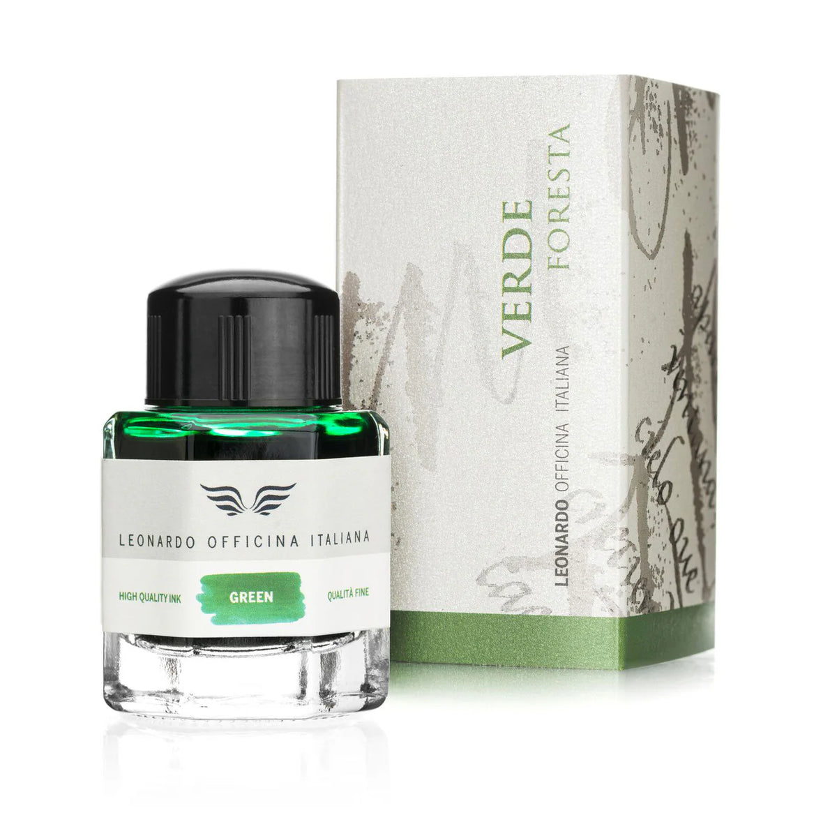 Leonardo Officina Italiana Fountain Pen Ink - Verde Green 40ml — Pulp ...