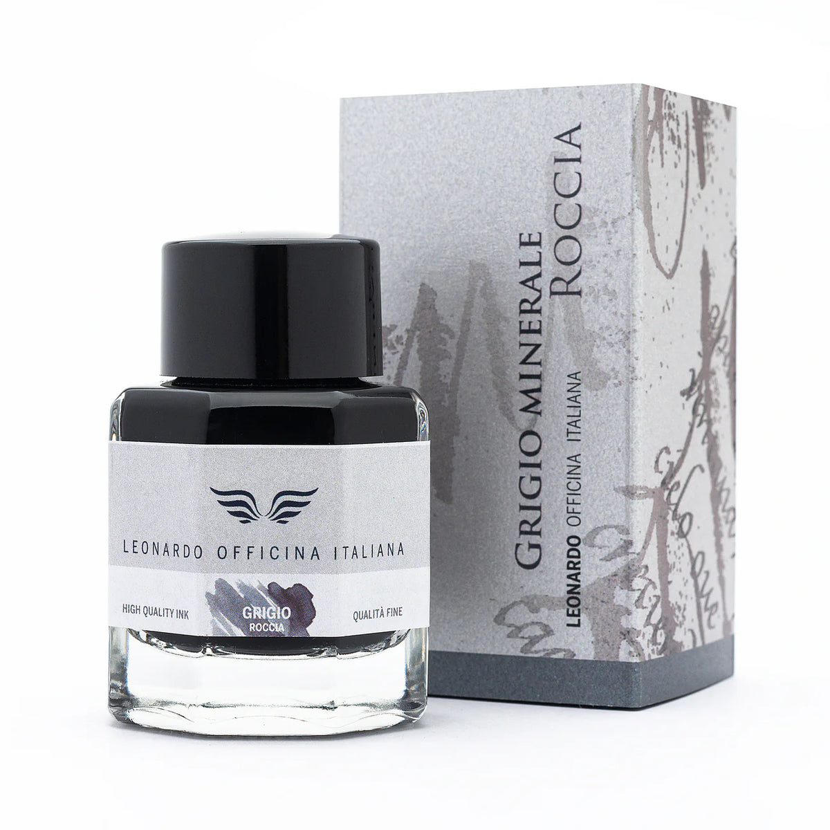 Leonardo Officina Italiana Fountain Pen Ink - Grigio Minerale Grey 40m ...