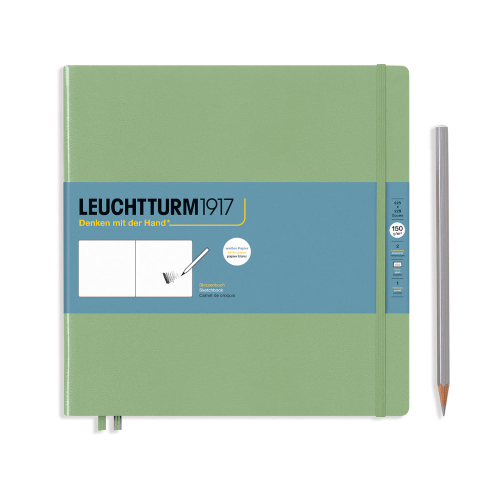 Leuchtturm1917 Square Sketchbook - Sage — Pulp Addiction