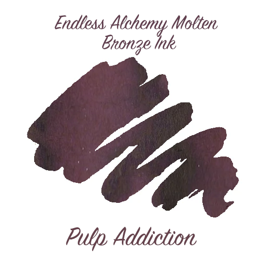 Endless Alchemy Fountain Pen Ink - Molten Bronze 2ml Ink Sample — Pulp ...