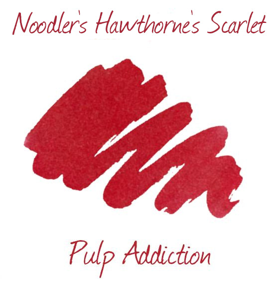 Noodler's Hawthorne's Scarlet Ink - 2ml Sample — Pulp Addiction