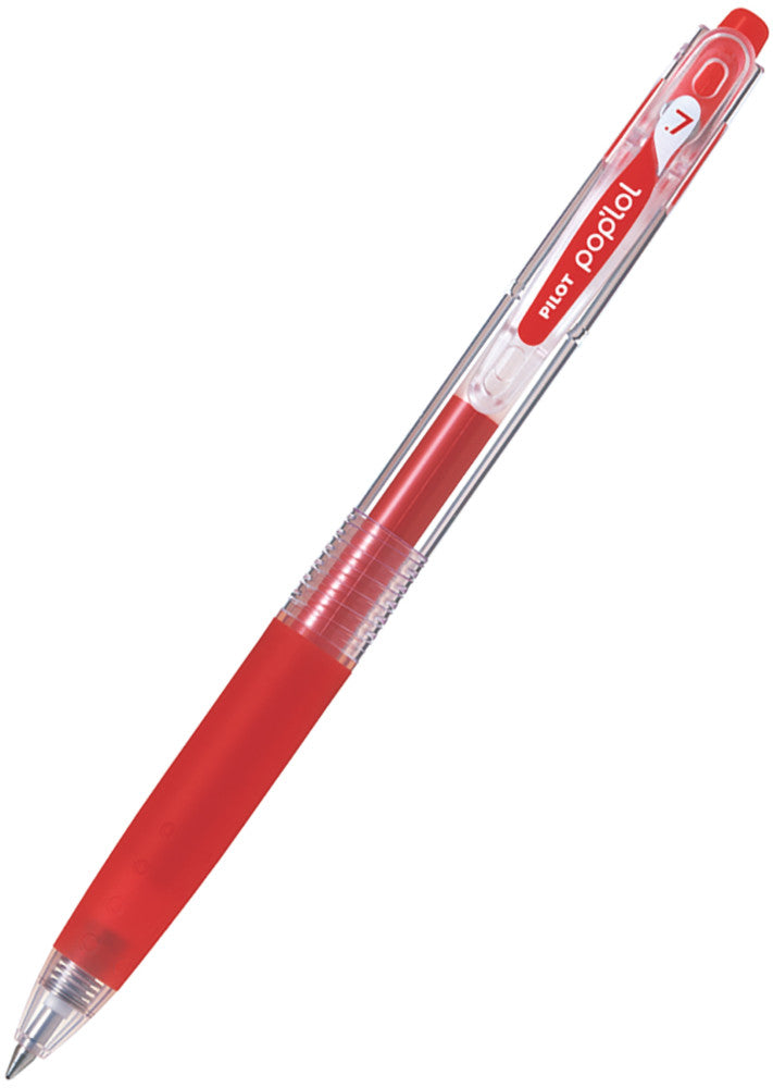Pilot pop'lol Gel 0.7mm Rollerball Pen - Red — Pulp Addiction