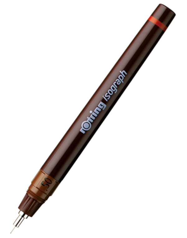 Rotring Isograph Technical Drawing Pen - 0.50 mm — Pulp Addiction