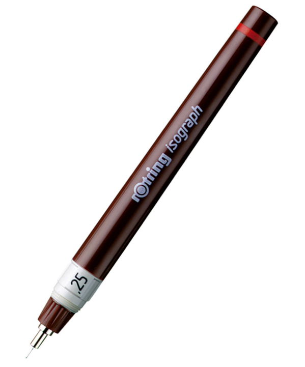 Rotring Isograph Technical Drawing Pen - 0.25 mm — Pulp Addiction