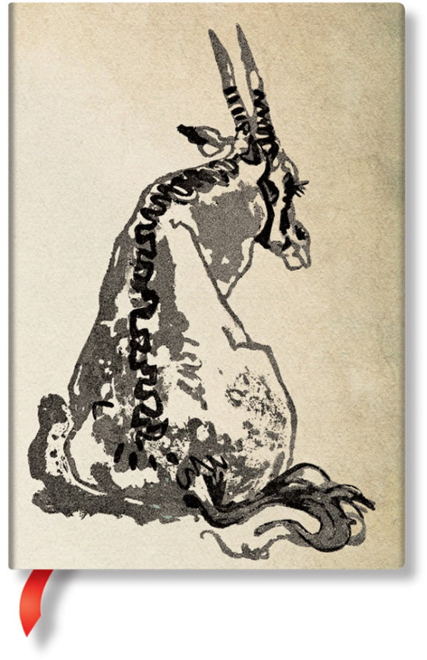 Paperblanks Alistair Bell Collection Solitary Oryx Midi Lined Journal ...