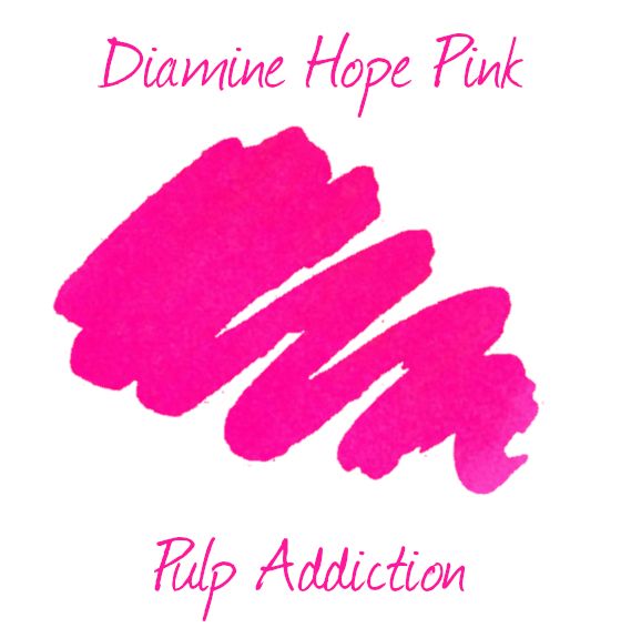 Diamine Hope Pink - 2ml Sample — Pulp Addiction
