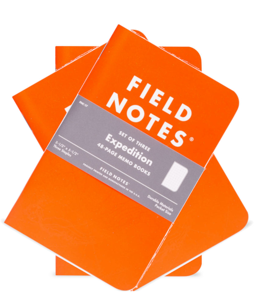 Field Notes Expedition Waterproof Dot Notebooks (Set 3) — Pulp Addiction