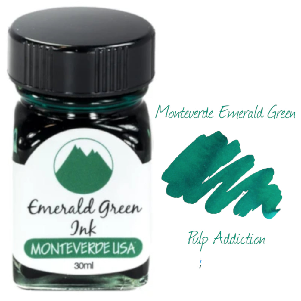 Monteverde Emerald Green - 30ml Ink Bottle — Pulp Addiction