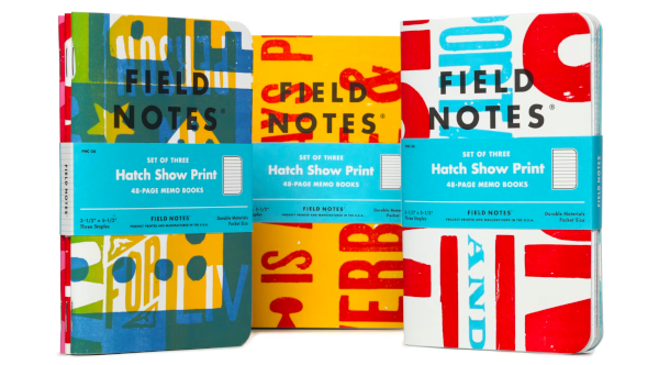 *NEW* Field Notes Hatch Show Print Memo Books - 3 Pack — Pulp Addiction