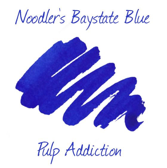 Noodler's Baystate Blue Ink - 2ml Sample — Pulp Addiction