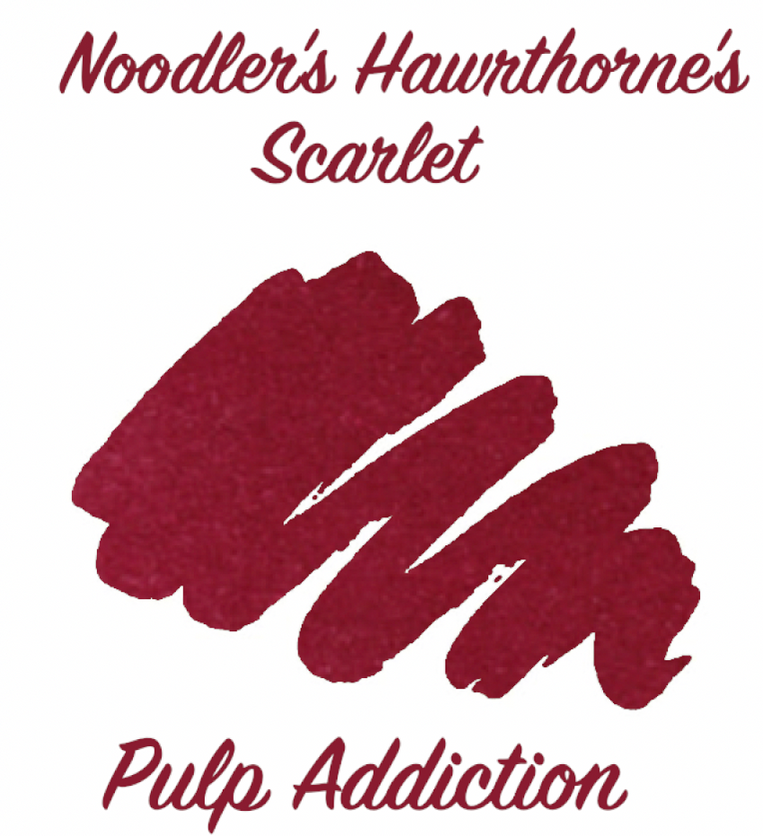 Noodler's Hawthorne's Scarlet Ink - Large Bottle 133ml — Pulp Addiction