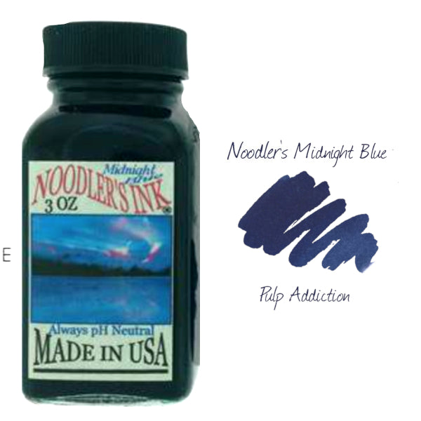 Noodler's Midnight Blue Ink, Australia — Pulp Addiction