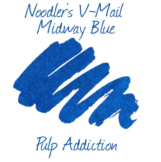Noodler's Vmail Midway Blue Ink - 2ml Sample — Pulp Addiction