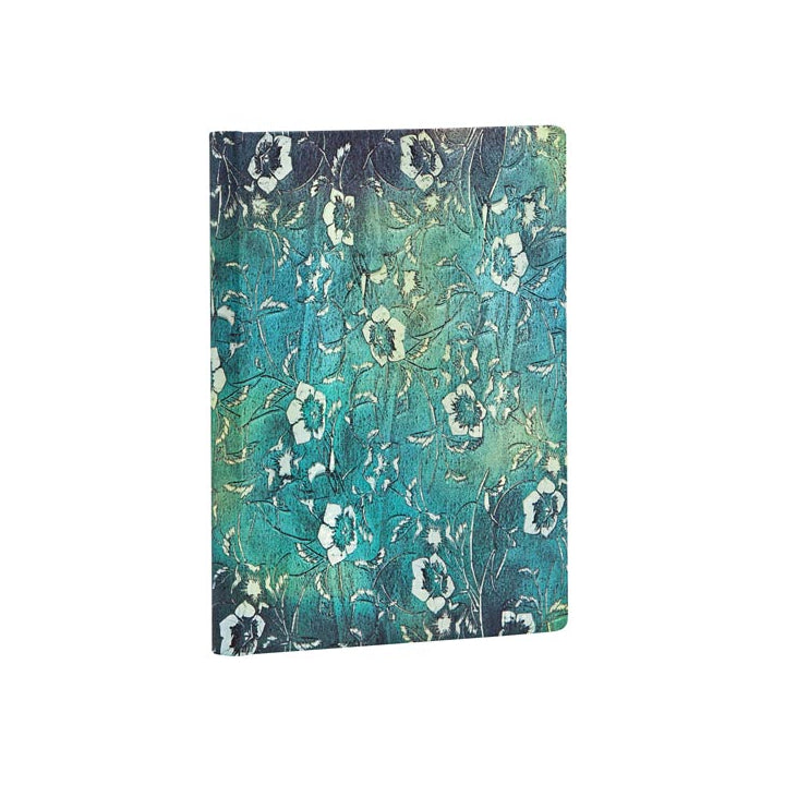 Paperblanks Katagami Florals Kuro Mini Journal - Lined — Pulp Addiction