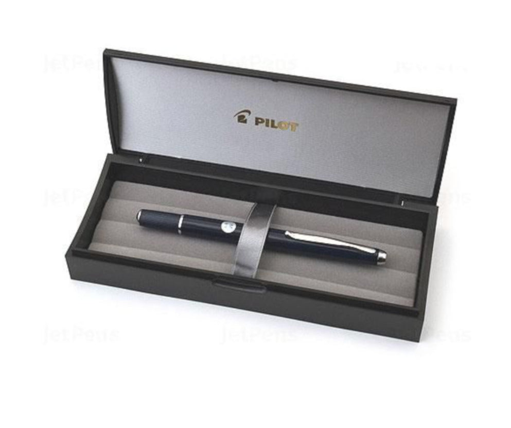 Pilot Capless Fermo Fountain Pen - Dark Blue Medium — Pulp Addiction