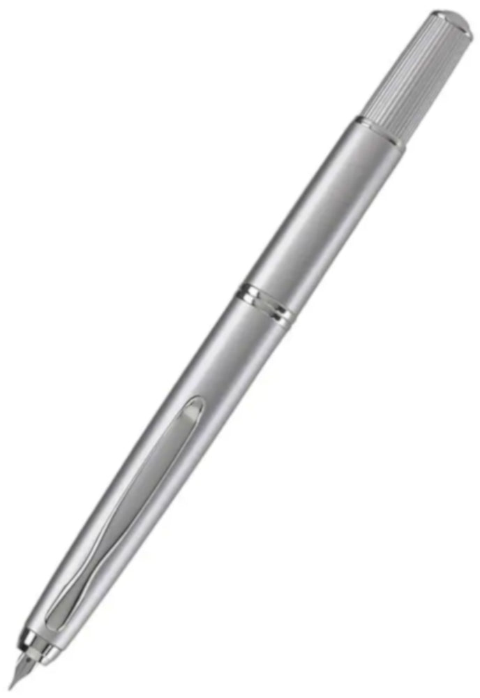 Pilot Capless Fermo Fountain Pen - Silver Fine — Pulp Addiction