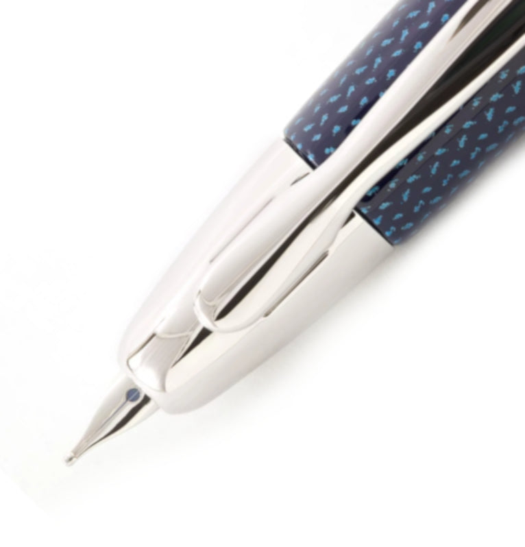 Pilot Capless (Vanishing Point) Blue Carbonesque Fountain Pen - Fine ...