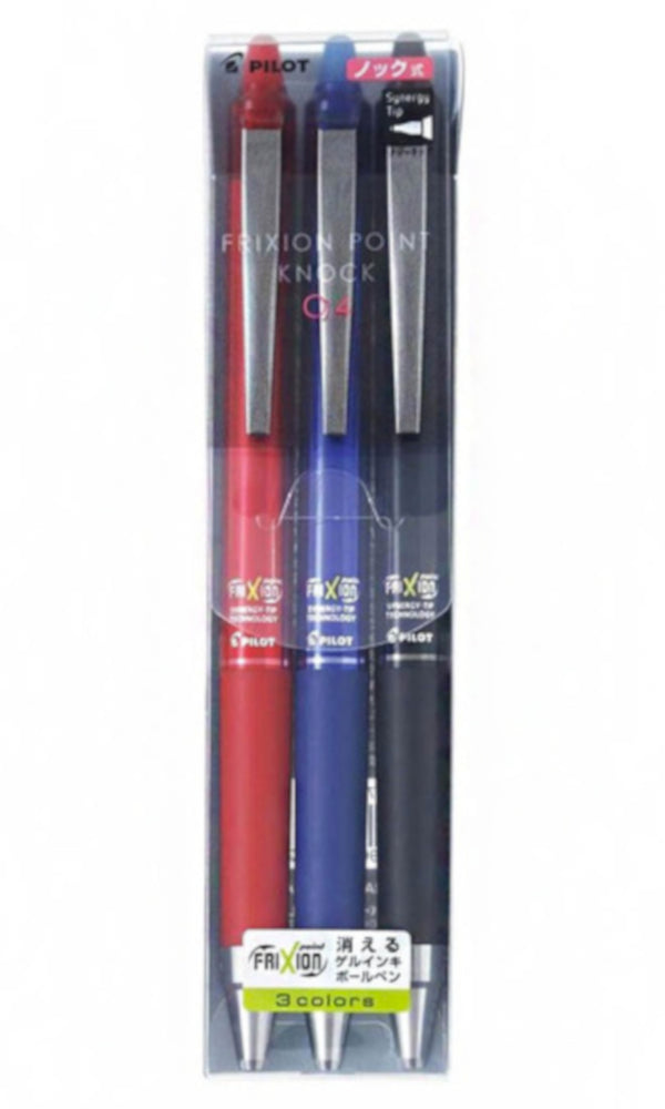 Pilot FriXion Point Knock Gel Pen - 3pc Set — Pulp Addiction