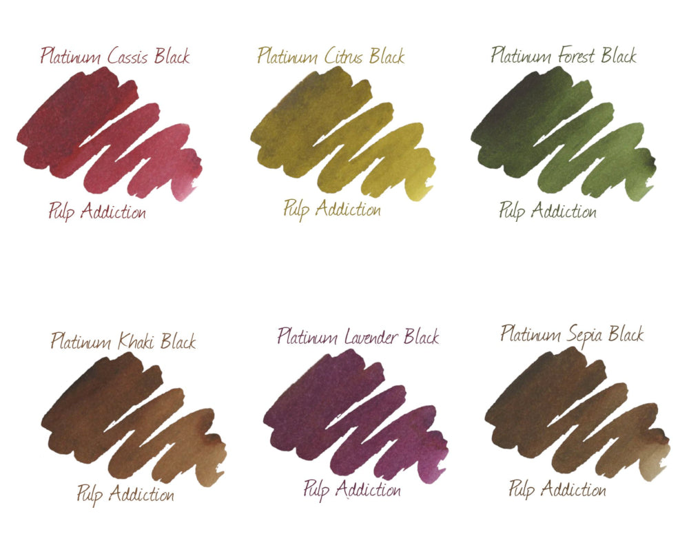 Platinum Classic Ink Sample Package (6) — Pulp Addiction