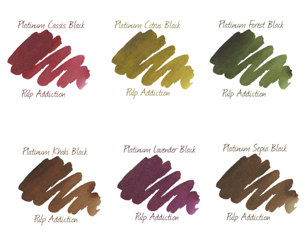 Platinum Classic Ink Sample Package (6) — Pulp Addiction