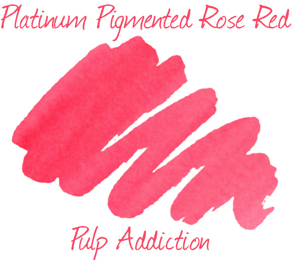 Platinum Pigmented Rose Red Ink - 2ml Sample — Pulp Addiction