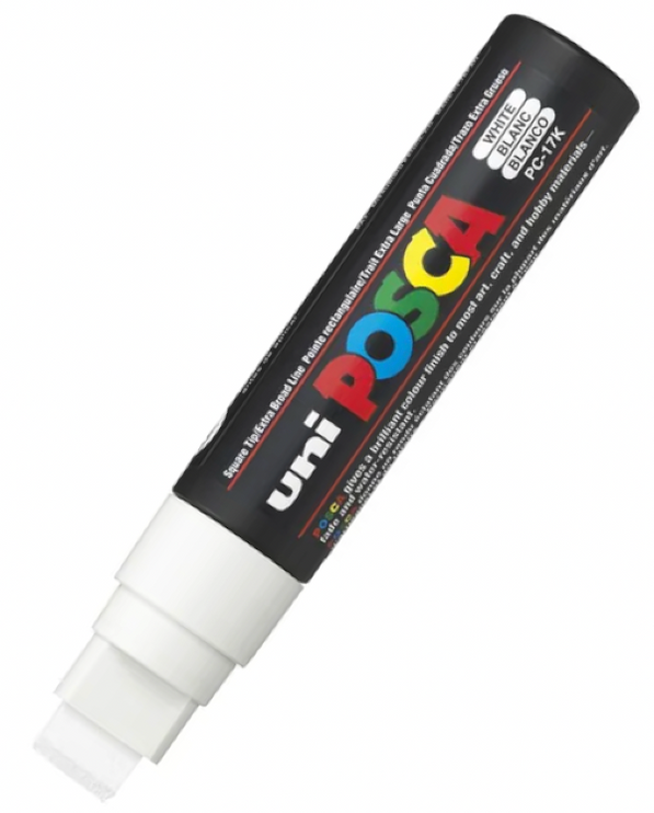 POSCA PC 17K Paint Marker White — Pulp Addiction