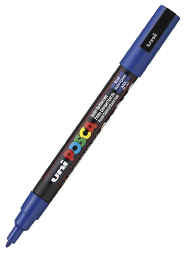 POSCA PC 3M Paint Markers Blue — Pulp Addiction