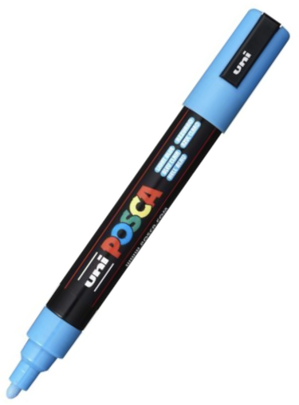 POSCA PC 5M Paint Marker Light Blue — Pulp Addiction