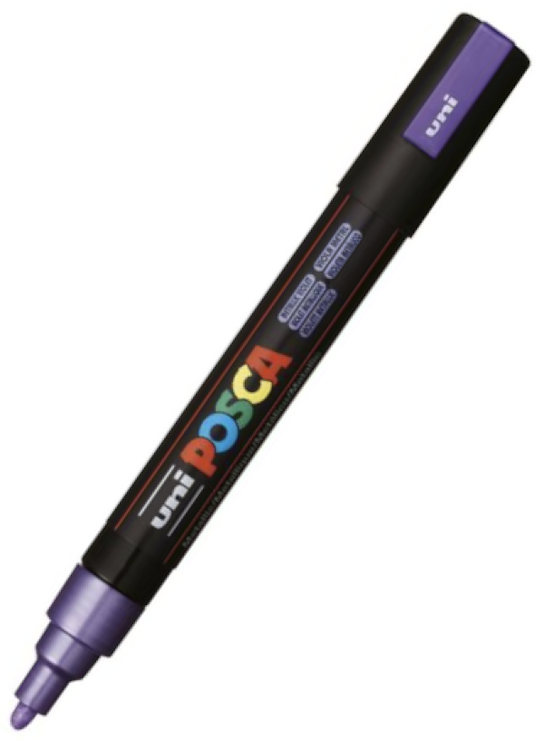 POSCA PC 5M Paint Marker Metallic Violet — Pulp Addiction