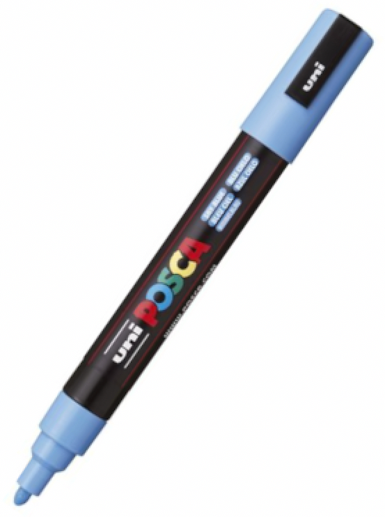 POSCA PC 5M Paint Marker Sky Blue — Pulp Addiction