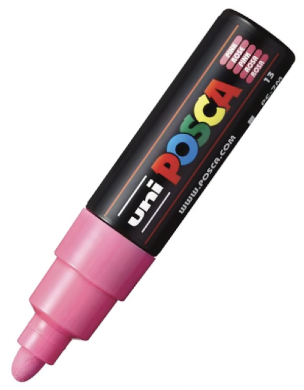POSCA PC 7M Paint Marker Pink — Pulp Addiction