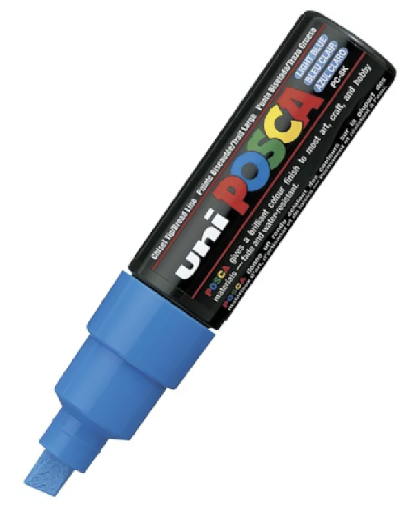 POSCA PC 8K Paint Marker Light Blue — Pulp Addiction