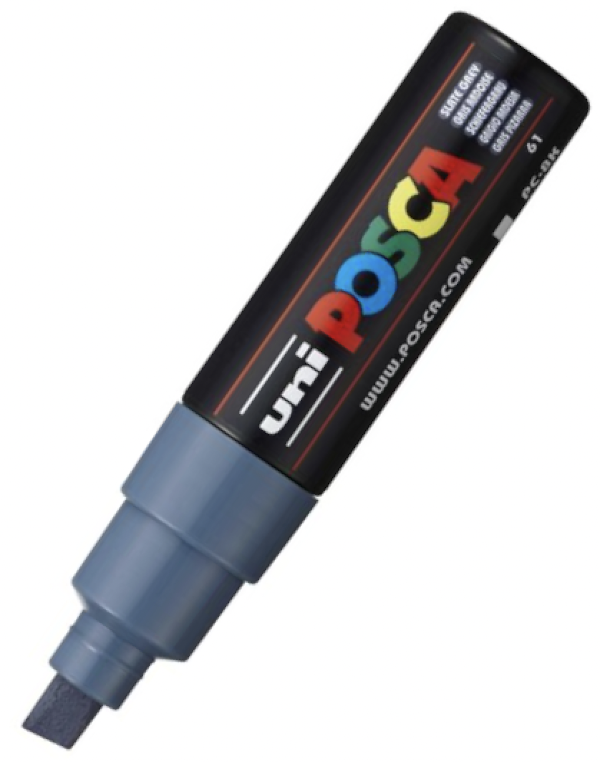 POSCA PC 8K Paint Marker Slate Grey — Pulp Addiction
