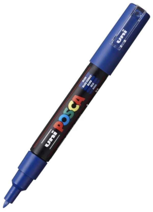 POSCA PC 1M Paint Marker Blue — Pulp Addiction