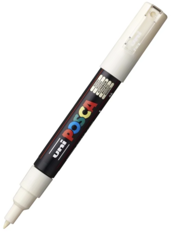 POSCA PC 1M Paint Marker Ivory — Pulp Addiction