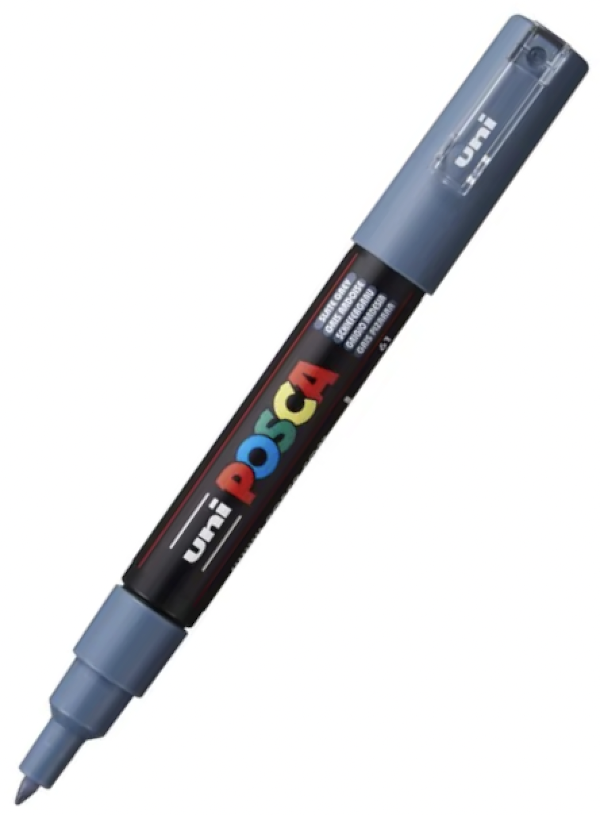 POSCA PC 1M Paint Marker Slate Grey — Pulp Addiction