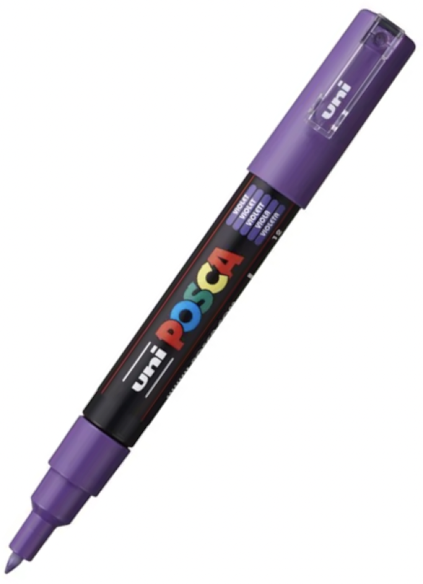 POSCA PC 1M Paint Marker Violet — Pulp Addiction