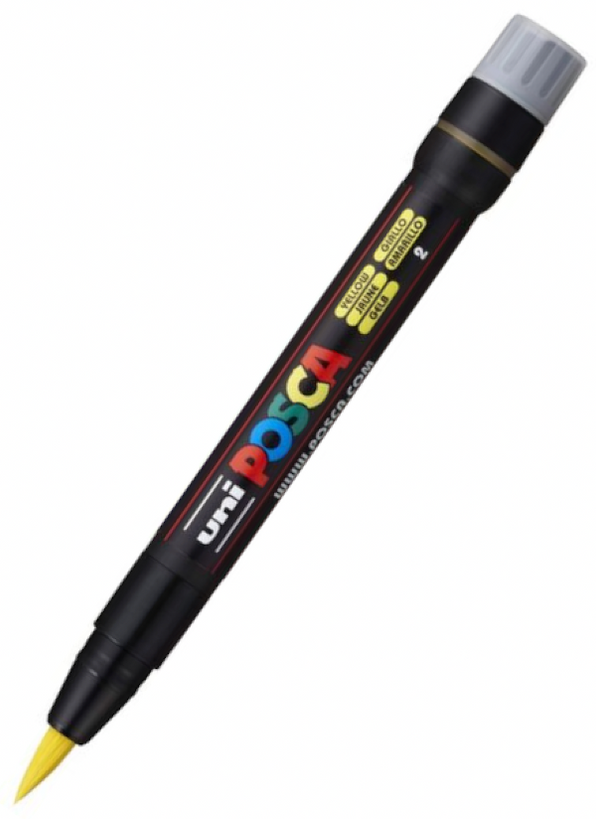 POSCA PCF 350 Paint Marker Yellow — Pulp Addiction